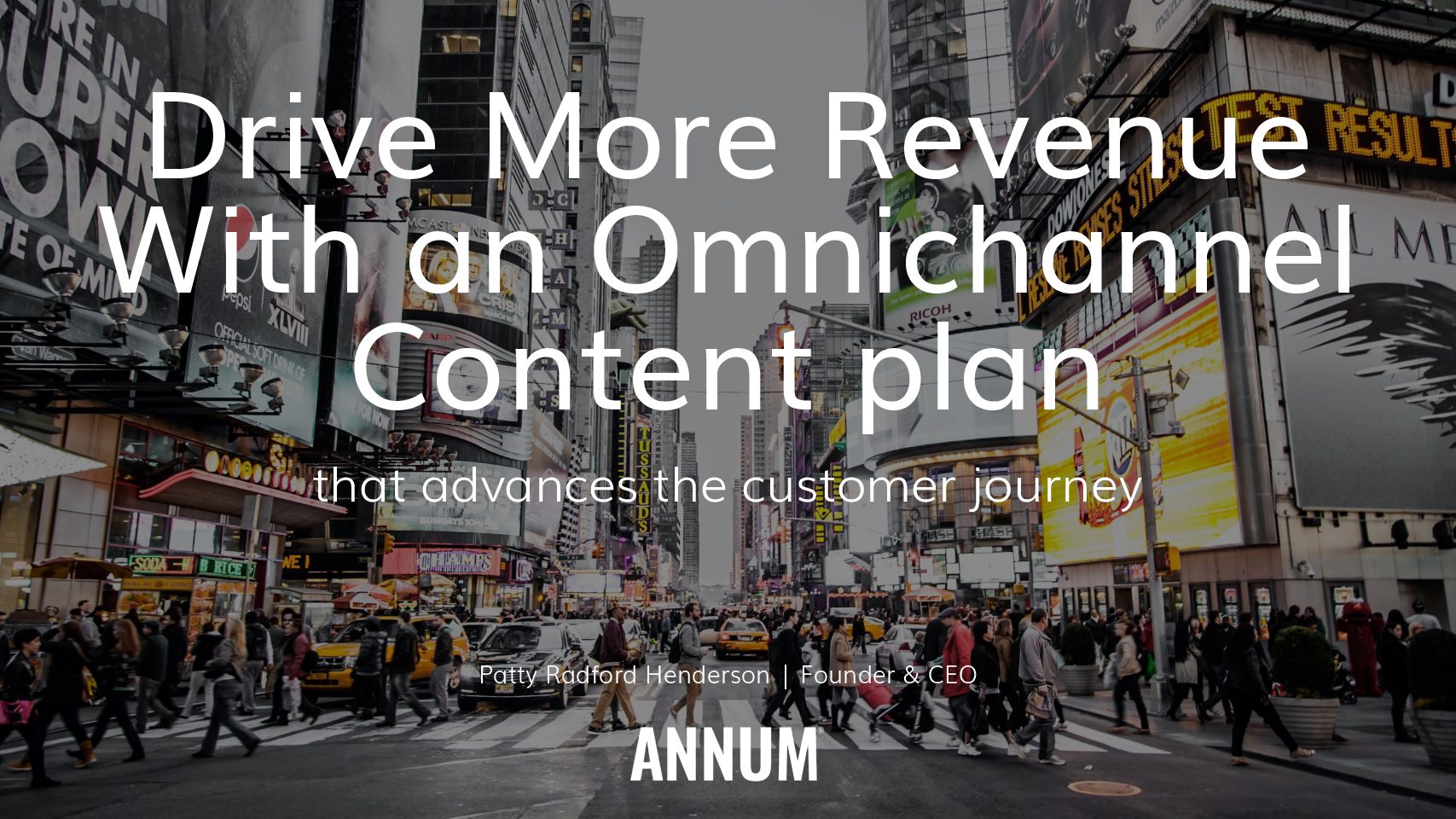 Drive More Revenue - Annum