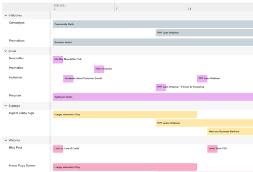 Marketing Calendar Software | Omnichannel Visibility