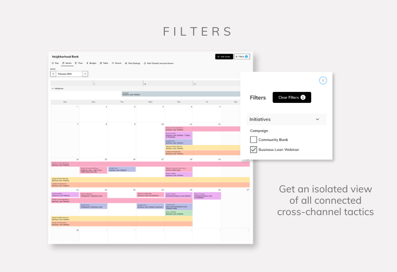 Marketing Calendar Software | Omnichannel Visibility